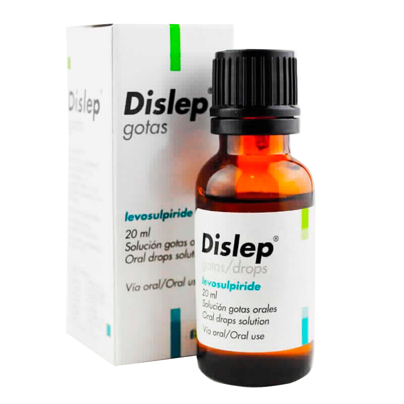 Dislep gotas Levosulpiride - Solución gotas orales 20 ml | Punto Farma