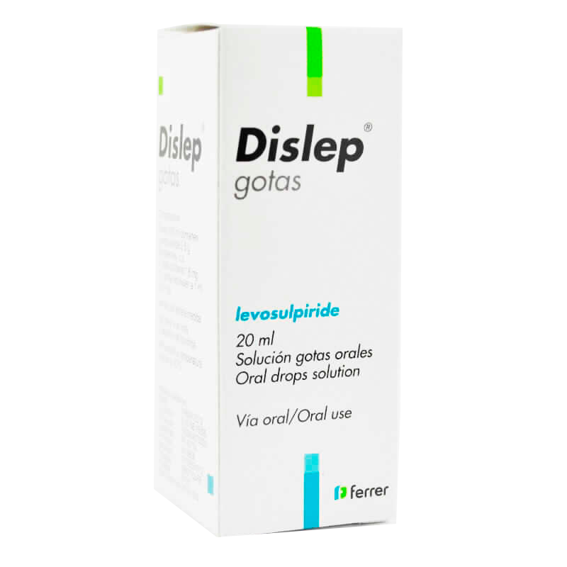 Dislep gotas Levosulpiride - Solución gotas orales 20 ml | Punto Farma