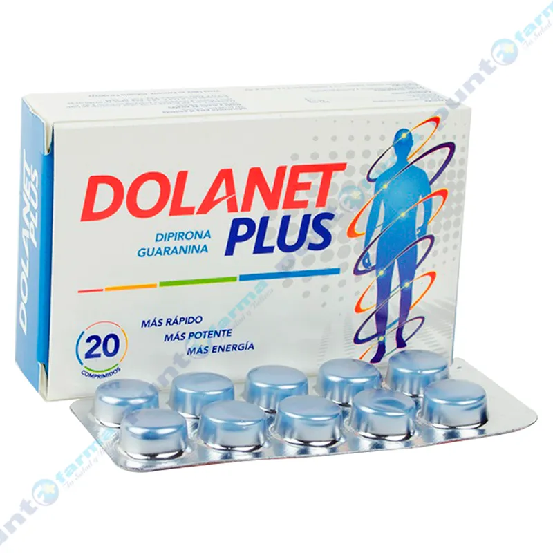 Dolanet Plus - Caja de 20 comprimidos | Punto Farma