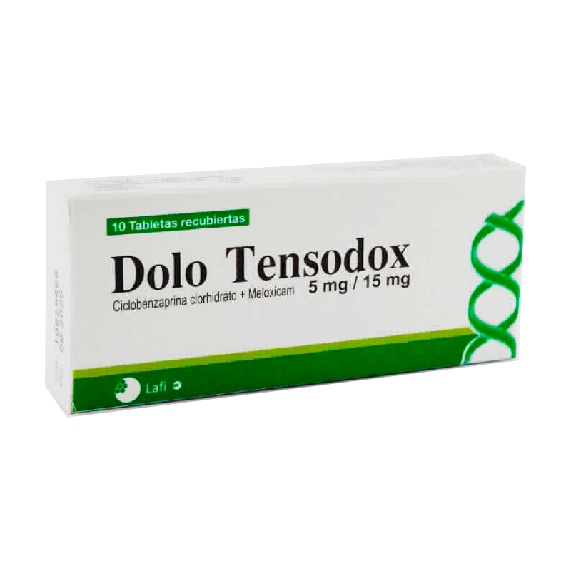 Dolo Tensodox - Caja de 10 tabletas recubiertas | Punto Farma