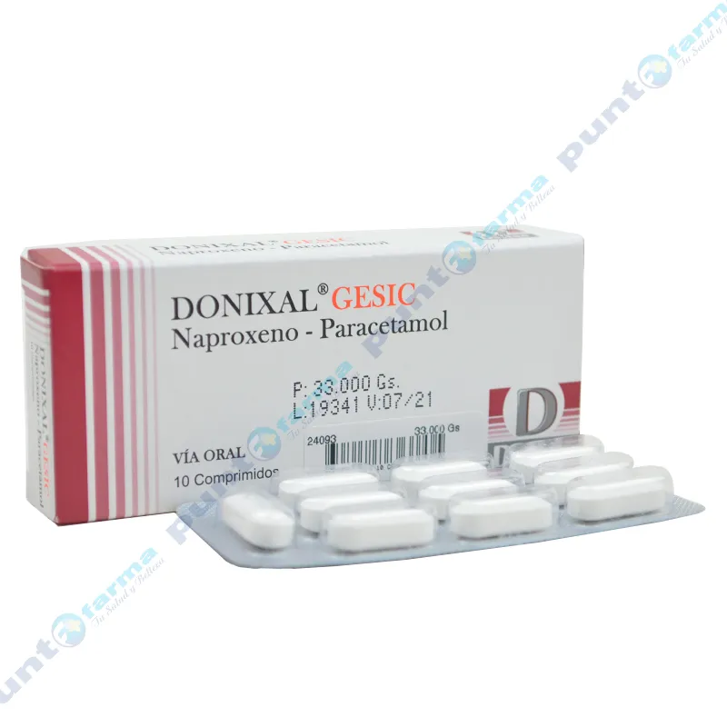 Donixal Gesic - Caja de 10 comprimidos | Punto Farma