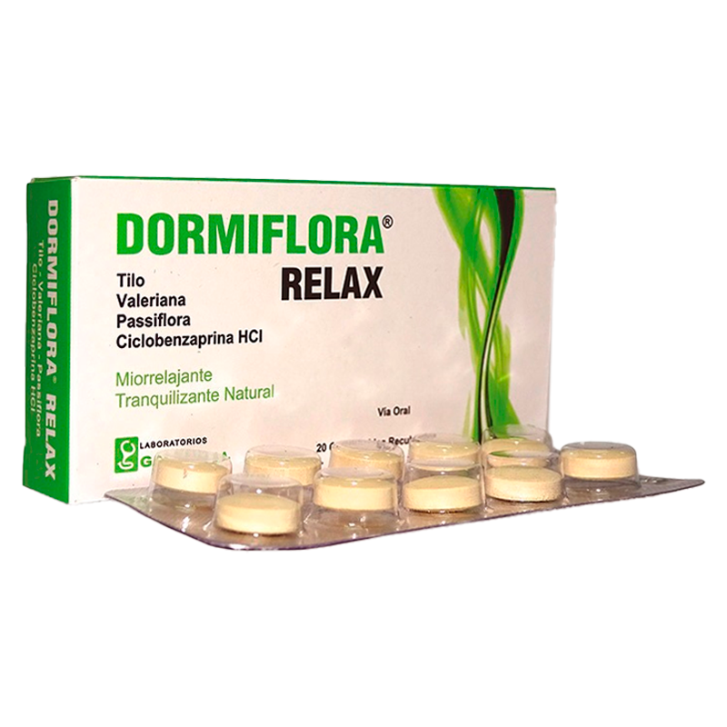 Dormiflora Relax - Caja de 20 comprimidos recubiertos | Punto Farma
