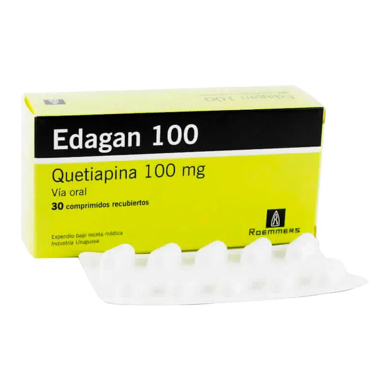 Edagan 100 Quetiapina 100 mg - Cont. 30 Comprimidos Recubiertos | Punto ...