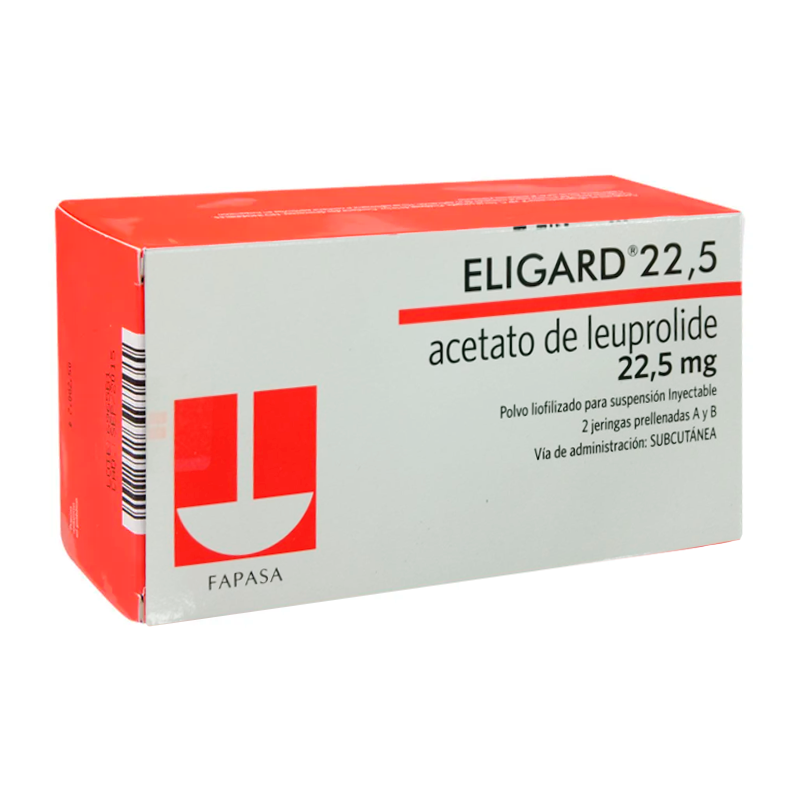 Eligard 22,5 mg Acetato de Leuprolide 22,5 mg - 2 jeringas prellenadas A Y B | Punto Farma