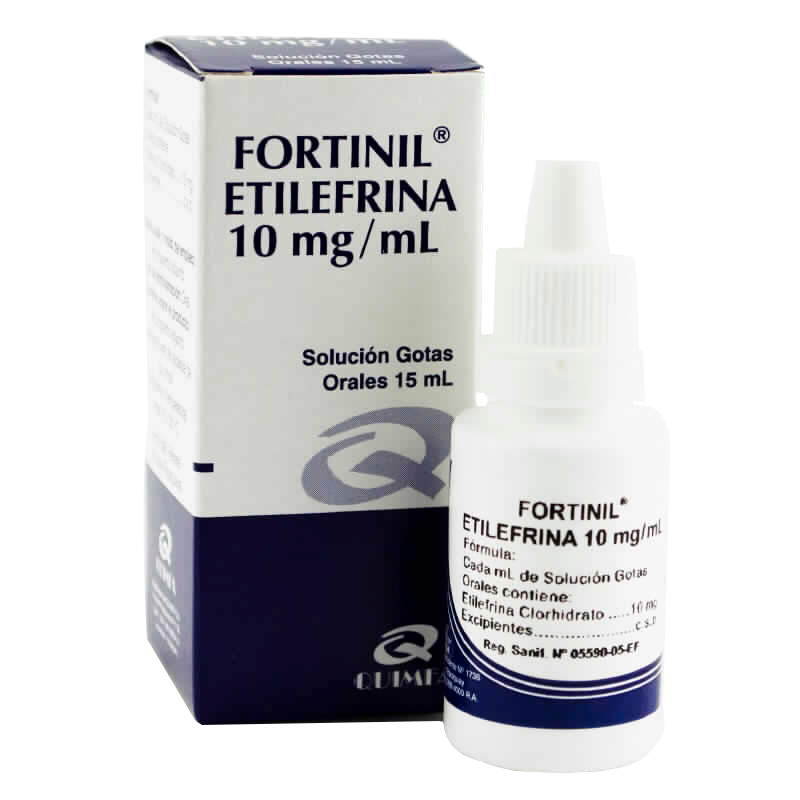 Punto Farma | FORTINIL Etilefrina 10mg/ml - 15 mL Solución Gotas.