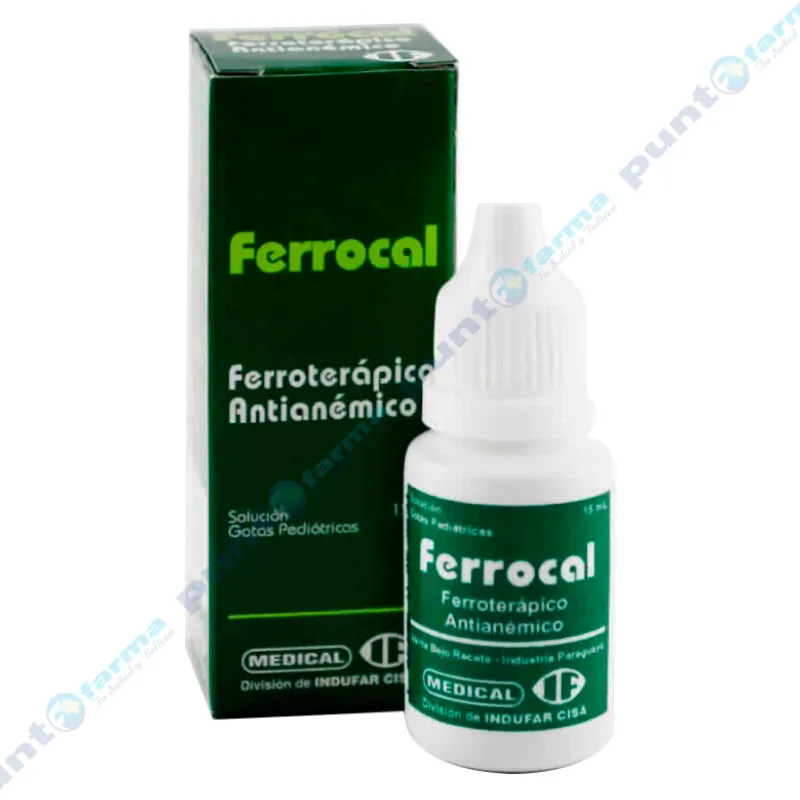Ferrocal Solución gotas - 15 mL | Punto Farma