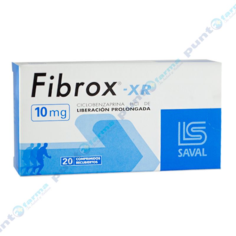 Fibrox-XR 10 mg - Caja de 20 comprimidos recubiertos | Punto Farma