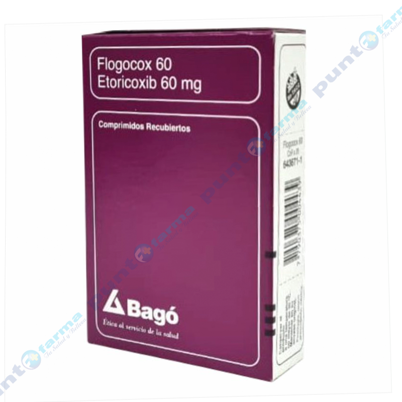 Flogocox 60mg - Caja de 28 comprimidos | Punto Farma