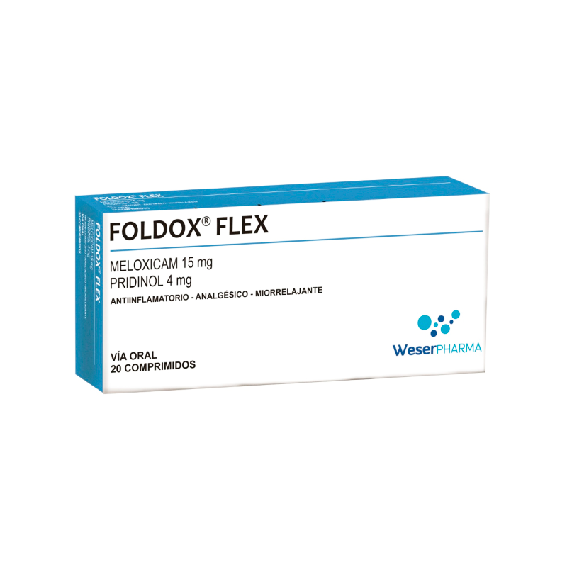Foldox Flex Meloxicam 15 mg - Cont. 20 comprimidos | Punto Farma