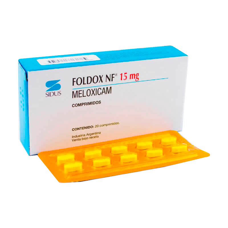 Foldox Nf 15 mg Meloxicam - Caja de 20 comprimidos | Punto Farma