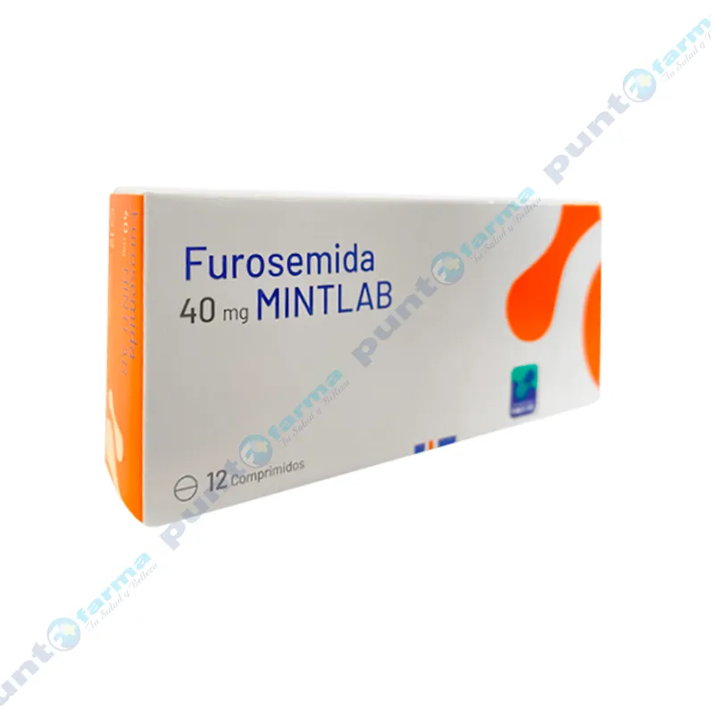 Furosemida Mintlab 40 mg - Cont. 12 Comprimidos. | Punto Farma