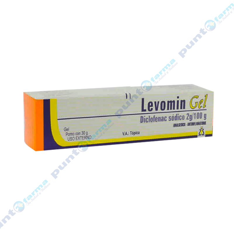 Gel Levomin Diclofenac Sódico 2g/100g - Pomo de 30 gr | Punto Farma