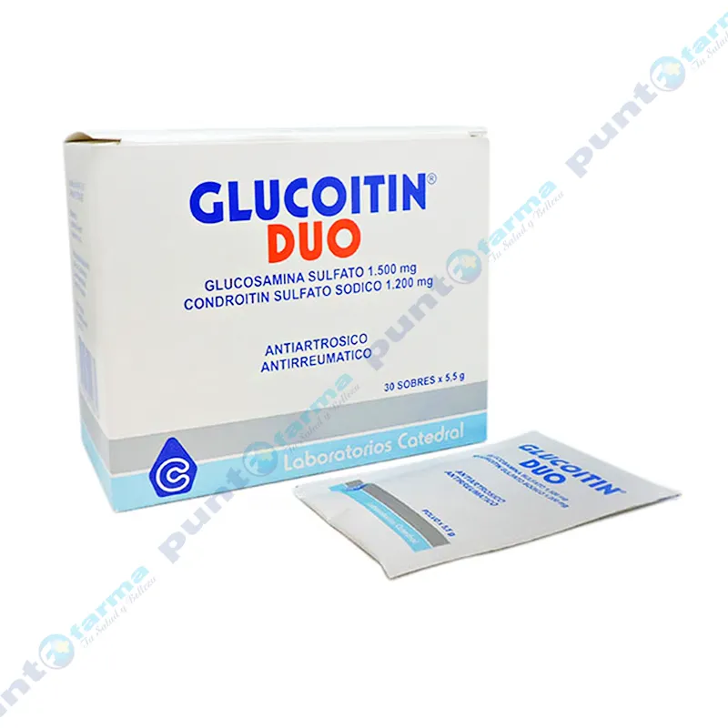 Glucoitin Duo Glucosamina Sulfato - Cont. 30 sobres de 5,5 g | Punto Farma