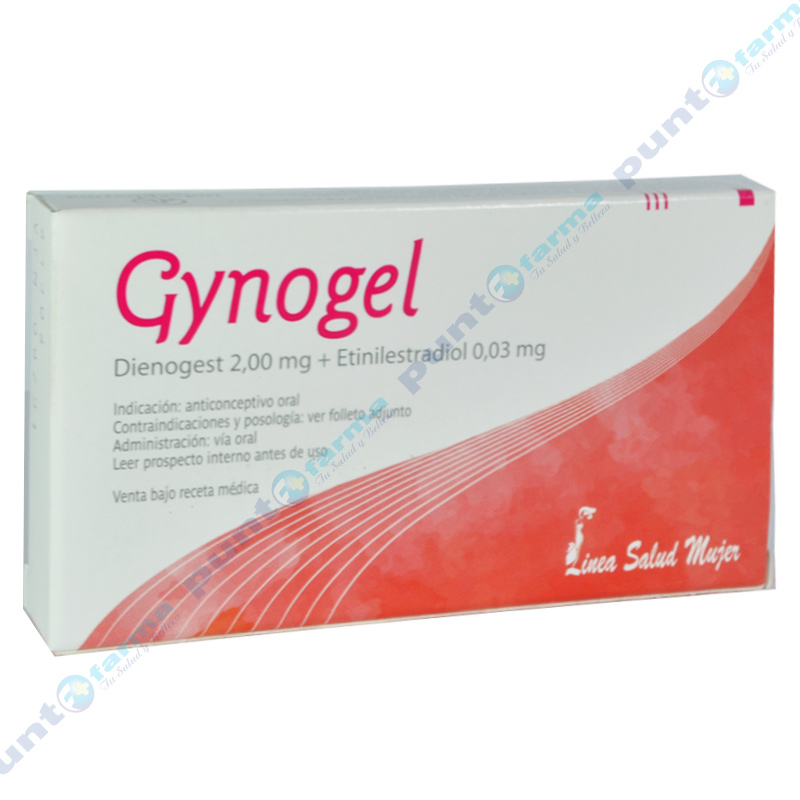 Gynogel Anticonceptivo - Caja de 28 comprimidos | Punto Farma