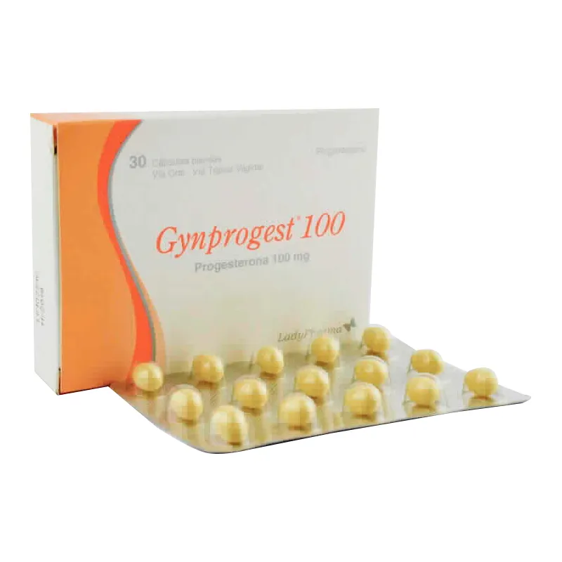 Gynprogest - Progesterona 100mg - 30 capsulas | Punto Farma