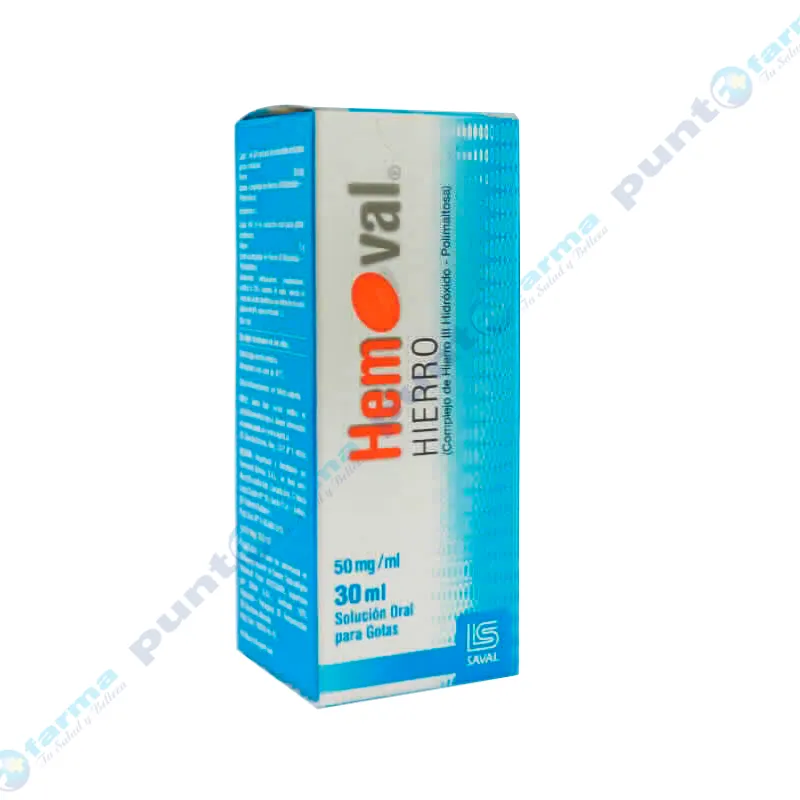 Hemoval Hierro Solución Oral para Gotas - 30 mL | Punto Farma