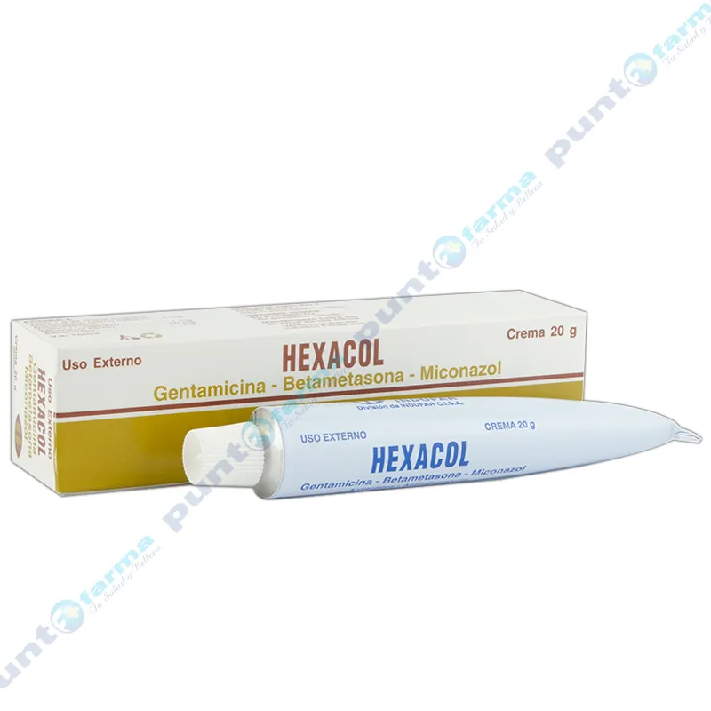 Hexacol Gentamicina Betametasona Miconazol - 20 gr. | Punto Farma