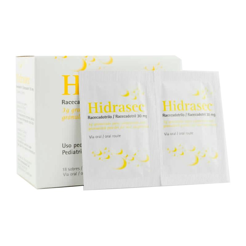 Hydrasec Rececadotrilo Racecadotril 30 mg - Cont. 18 sobres | Punto Farma