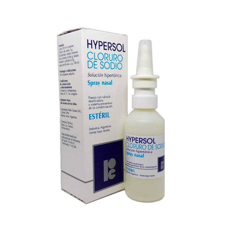 Hypersol Cloruro de Sodio Spray Nasal - 45 mL | Punto Farma