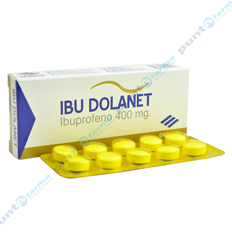 Ibu Dolanet Ibuprofeno 400mg - Caja de 20 comprimidos | Punto Farma
