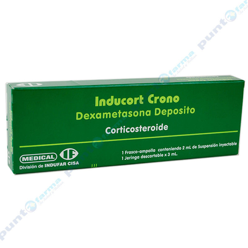 Inducort Crono - Solucion inyectable de 2 ml - Caja de 1 ampolla ...