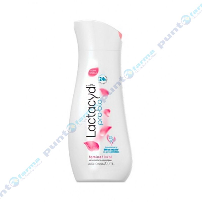 Punto Farma | Jabón Liquido Intimo Lactacyd pro.bio Femina - 200 mL