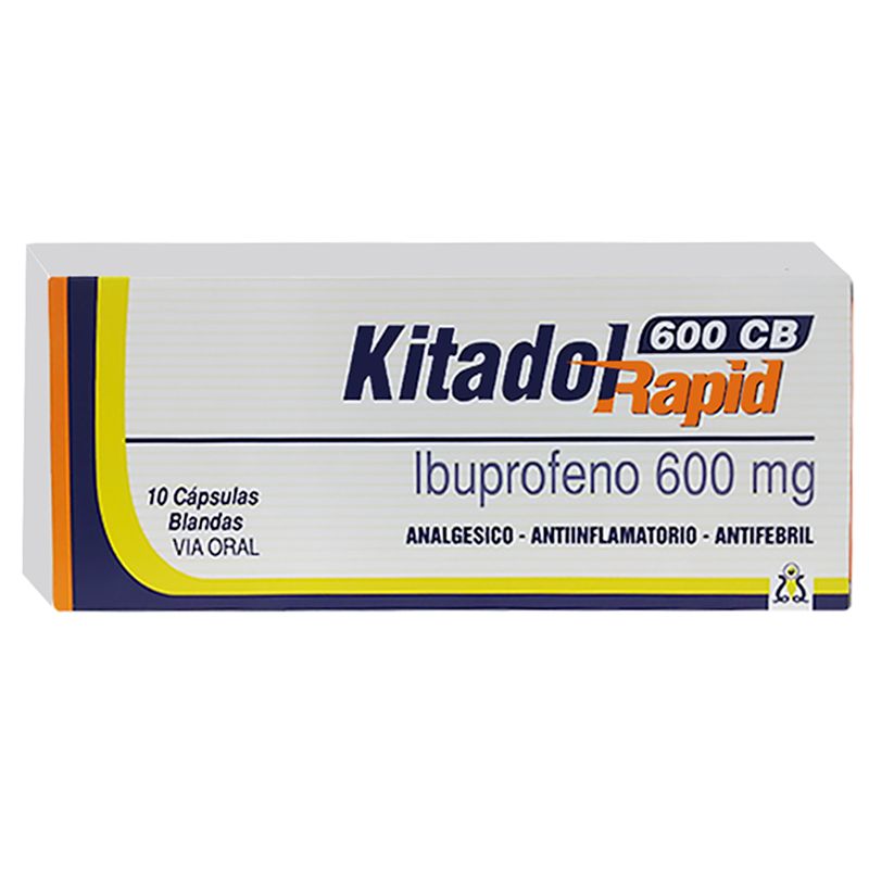 Punto Farma | Kitadol 600 CB Rapid Ibuprofeno 600 mg - Caja de 10 ...