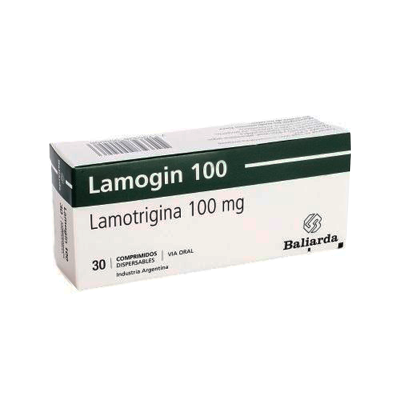 Lamogin 100 Lamotrigina 100 mg - Cont. 30 Comprimidos Dispersables ...