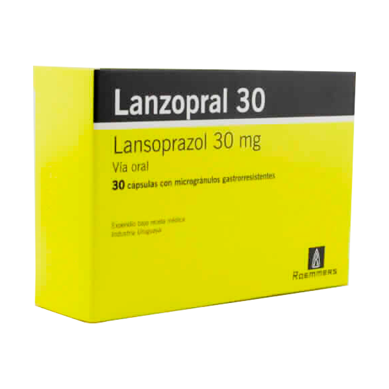 Lanzopral 30 - Lansoprazol 30 mg - Caja 30 Cápsulas | Punto Farma