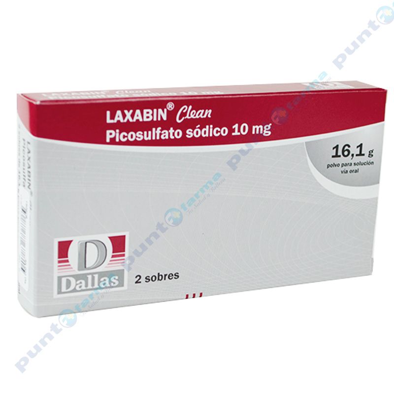Laxabin Clean Picosulfato sódico 10 mg - Cont. 2 sobres | Punto Farma