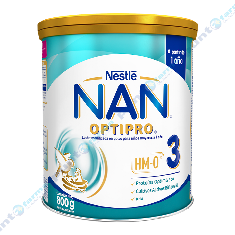Punto Farma | Leche en Polvo Nan Optipro 3 Nestle - 800 gr