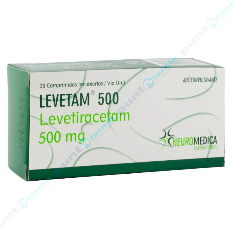 Levetam 500 Levetiracetam 500mg - Cont. 30 comprimidos recubiertos ...