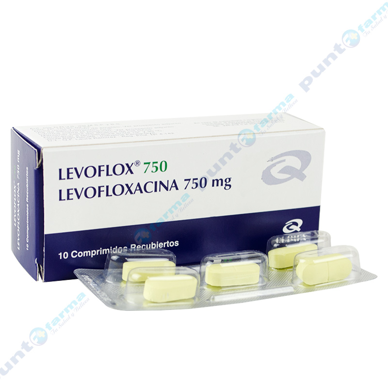 Levoflox 750 Levofloxacina 750 mg - Caja de 10 comprimidos | Punto Farma