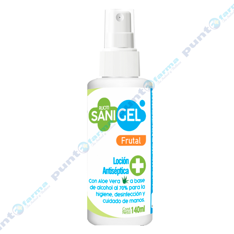 Loción Antiséptica Frutal Sanigel - 140mL | Punto Farma