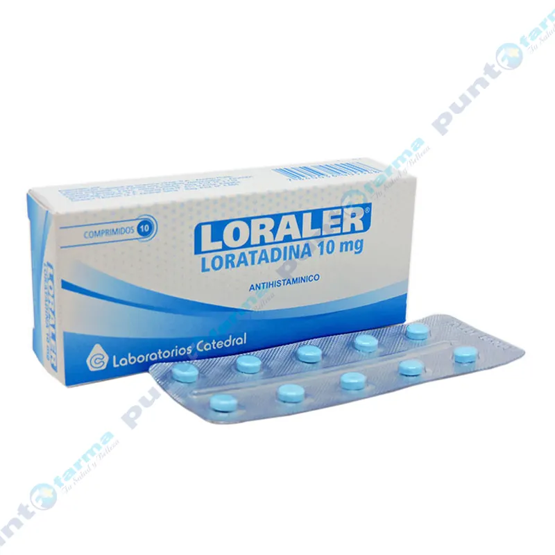 Loraler Loratadina 10 mg - Caja con 10 Comprimidos | Punto Farma