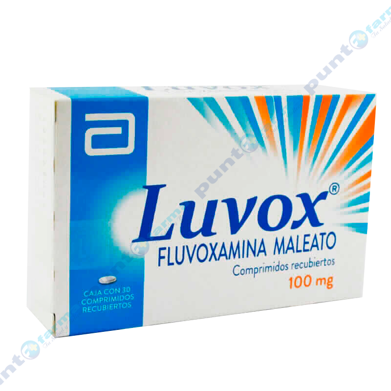 Luvox Fluvoxamina Maleato 100 mg - Cont. 30 comprimidos recubiertos ...