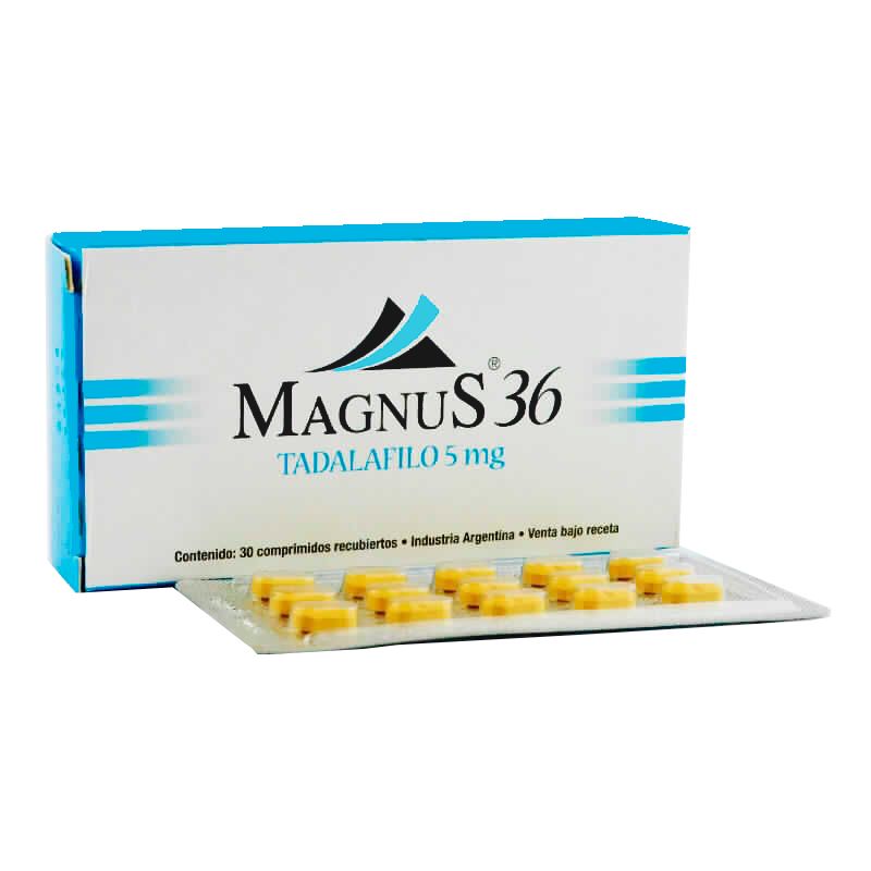 Punto Farma | Magnus 36 Tadafilo 5mg - Caja de 30 comprimidos recubiertos