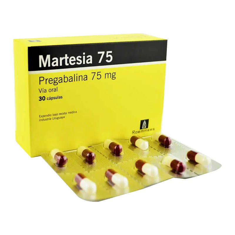 Martesia 75 Pregabalina 75 mg - Cont. 30 cápsulas | Punto Farma