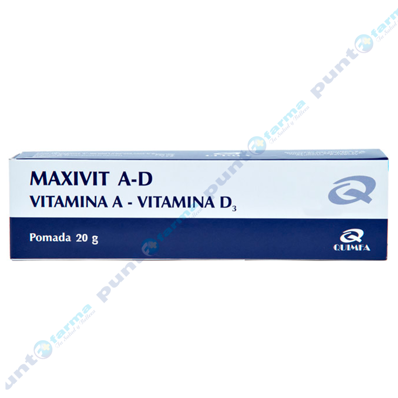 Maxivit A-D Vitamina A Vitamina D Pomada - 20 gr | Punto Farma