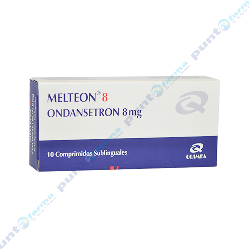 Melteon Ondansetron de 8 mg - Caja con 10 comprimidos sublinguales ...