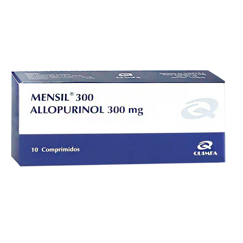 Mensil 300 Allopurinol 300 mg - Caja de 10 comprimidos | Punto Farma
