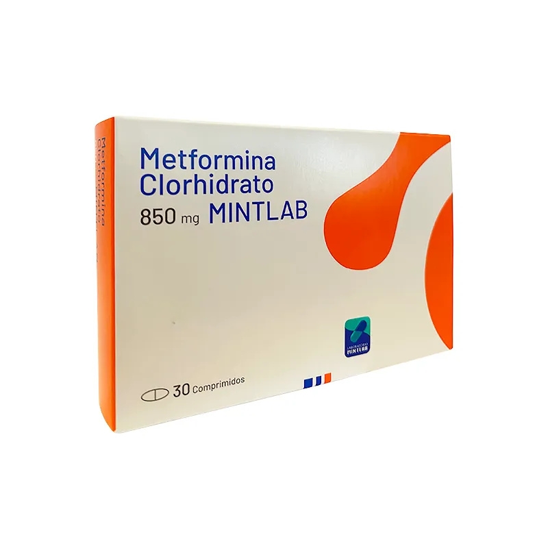 Metformina Clorhidrato Mintlab 850 mg - Cont. 30 comprimidos. | Punto Farma
