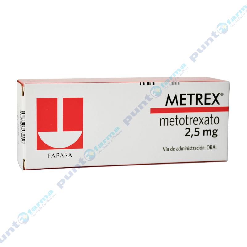 Metrex Metotrexato 2,5 mg - Cont. 100 comprimidos | Punto Farma