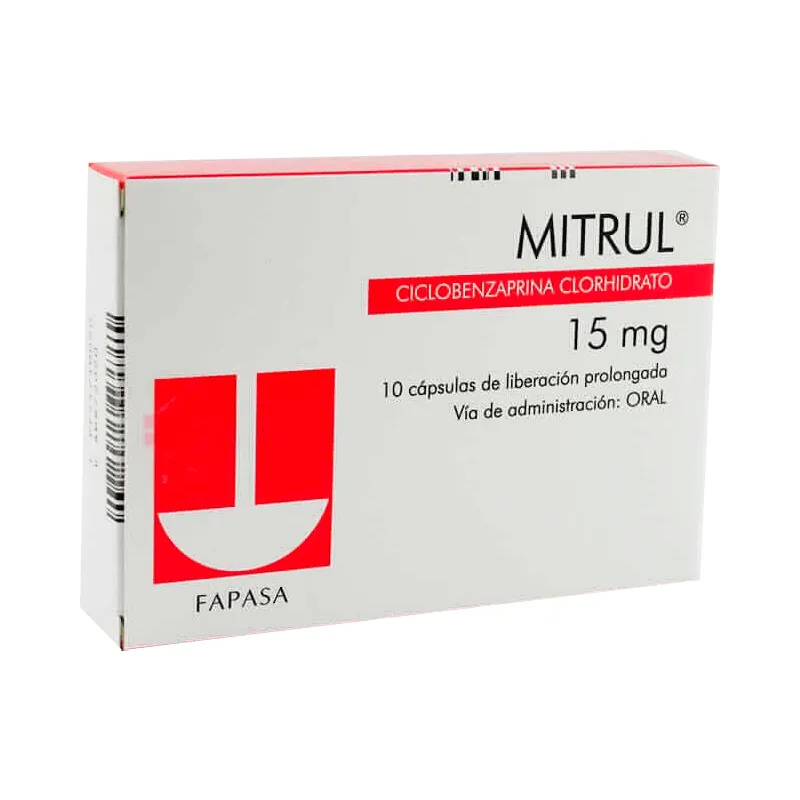 Mitrul 15 mg - Caja de 10 cápsulas | Punto Farma