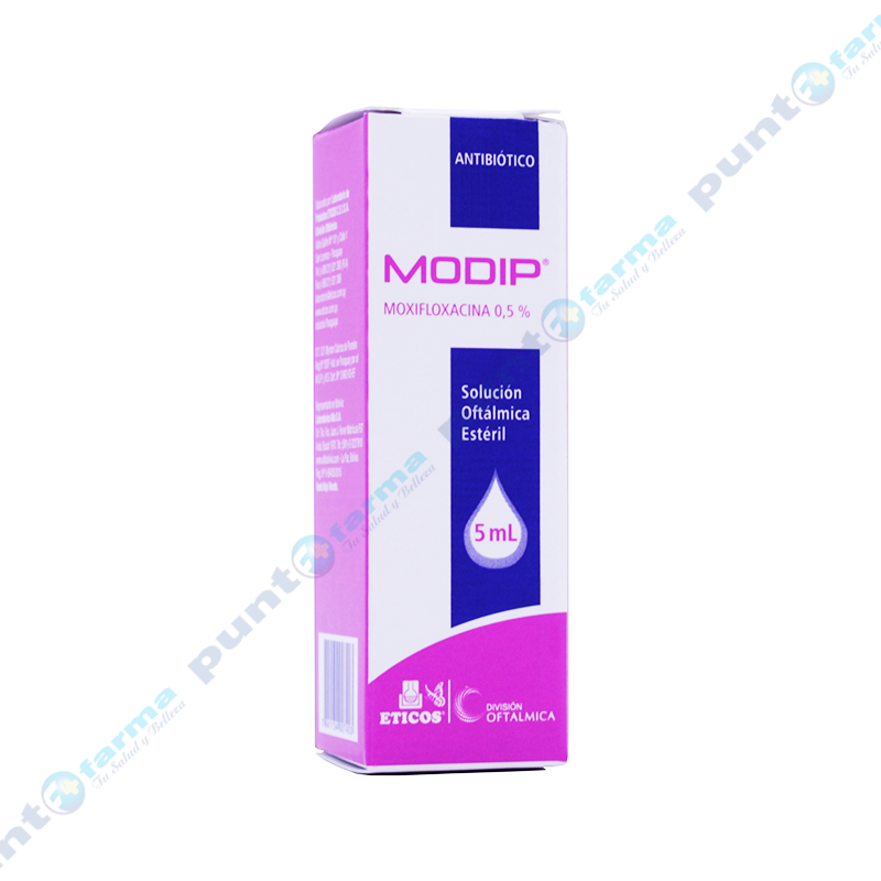 Modip Moxifloxacina - 5 mL | Punto Farma