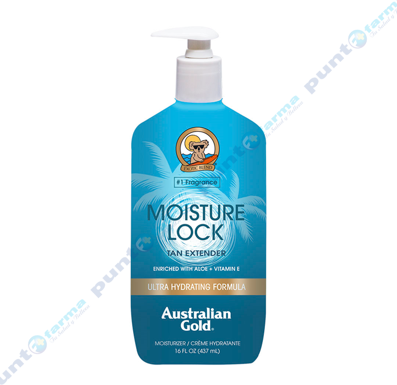 Moisture Lock Tan Extender Formula Ultra Hydrating Australian Gold ...