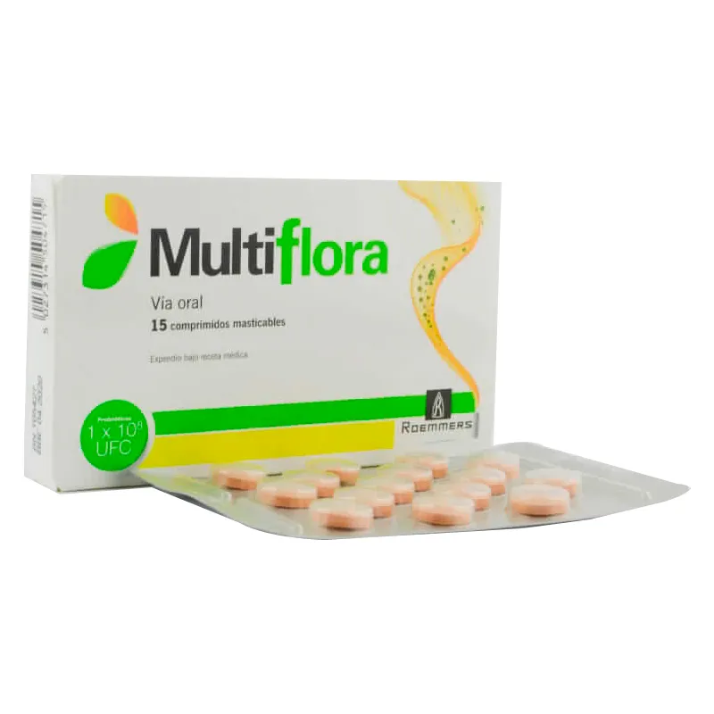 Multiflora - Caja de 15 comprimidos masticables | Punto Farma