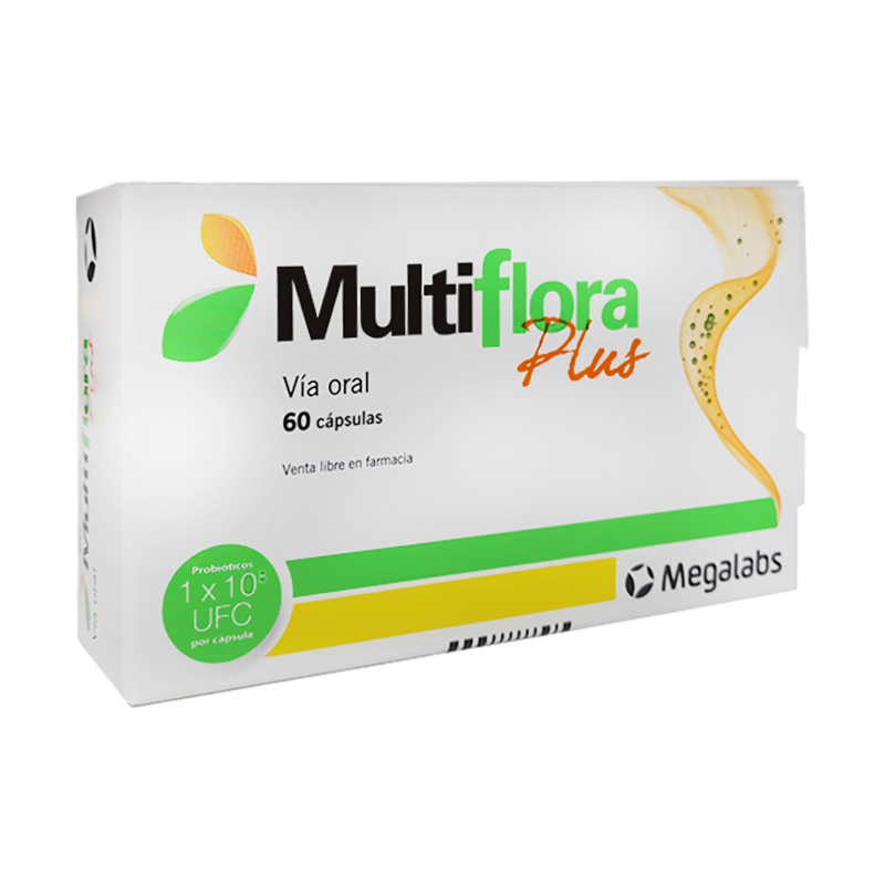 Multiflora Plus Probiotico - Caja de 60 cápsulas | Punto Farma