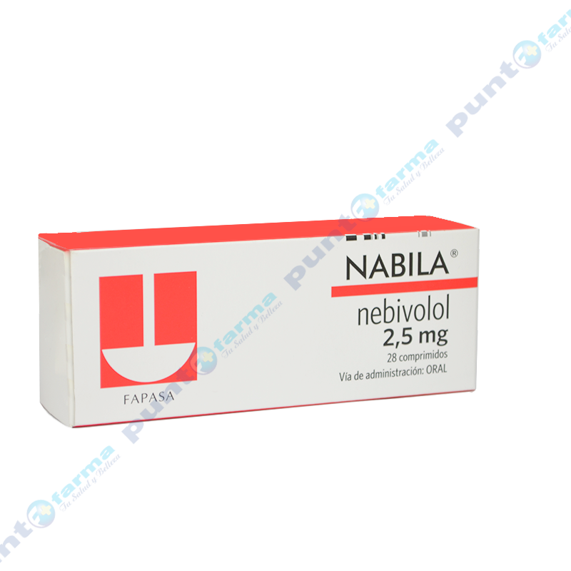 Nabila Nebivolol 2,5 mg - Cont. 28 comprimidos | Punto Farma