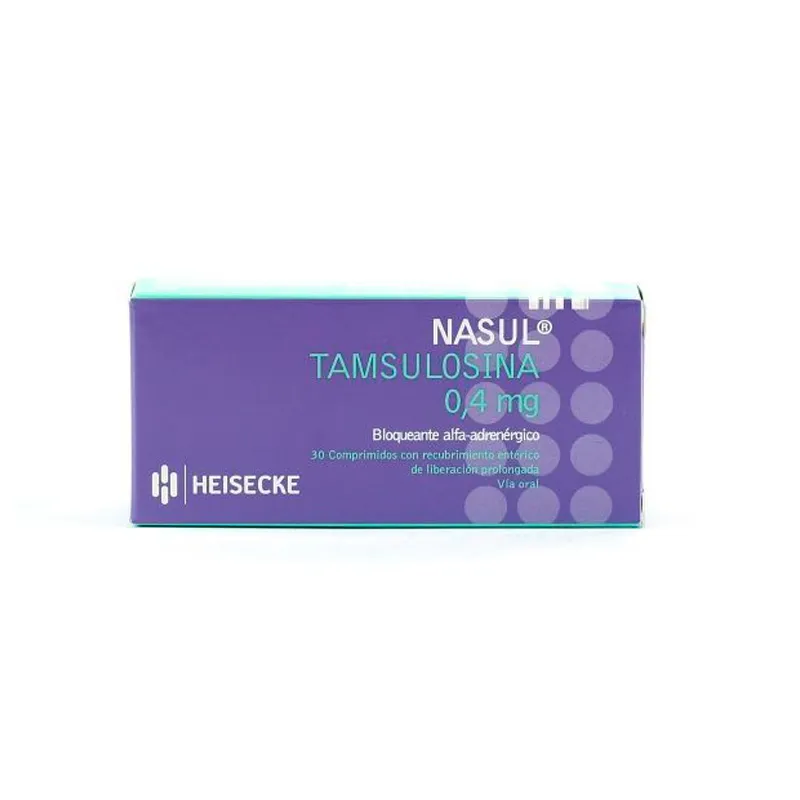 Nasul Tamsulosina 0.4 mg- Caja con 30 comprimidos | Punto Farma